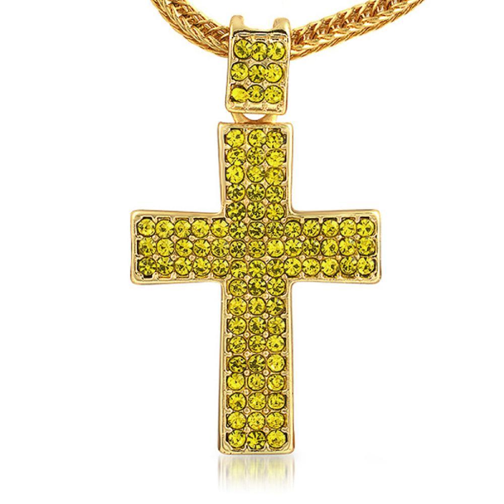 Lemonade Triple Cross Chain Small – Bling Source